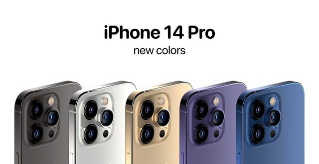 iPhone 14 Pro颜色对比图来了 5种配色你选哪个_腾讯新闻
