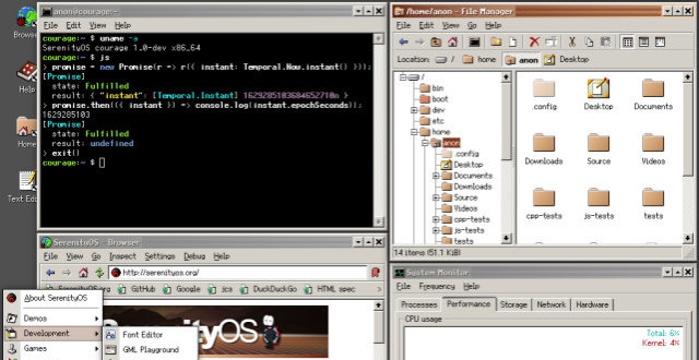 SerenityOS 系统四周年：拥有自己的编程语言和浏览器_腾讯新闻