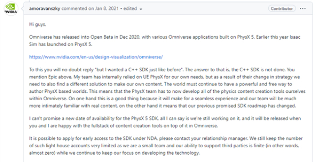 时隔2年：NVIDIA终于开源PhysX 5.1物理引擎_腾讯新闻