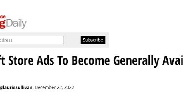 Microsoft Store Ads即将上线，转化率可达40％_腾讯新闻