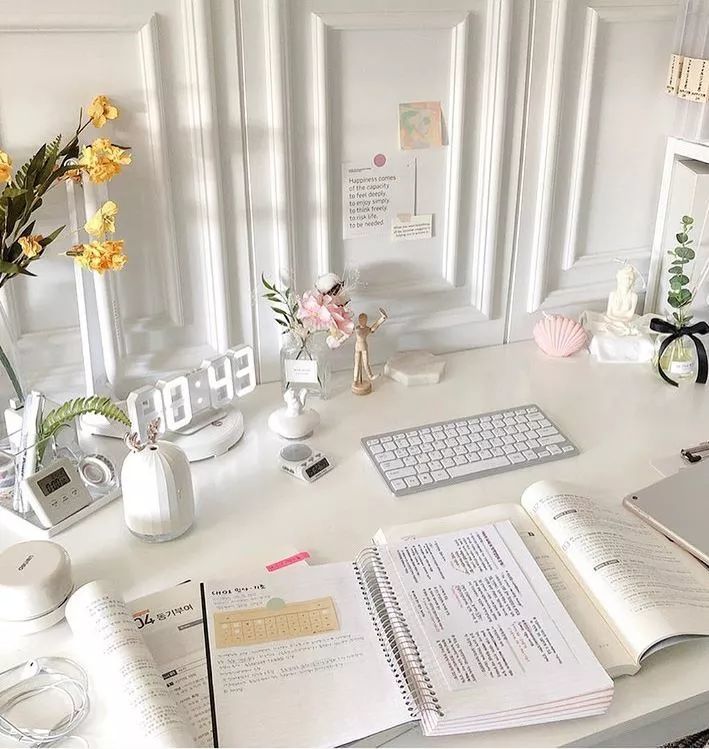 书桌布置ins-千图网