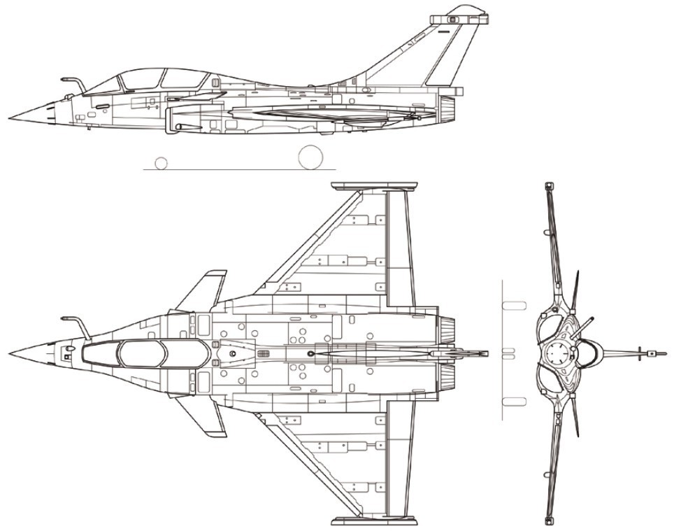 l15教练机三视图-千图网