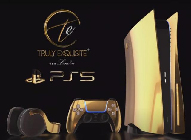 游戏中的奢侈品，24K黄金PS5了解一下？