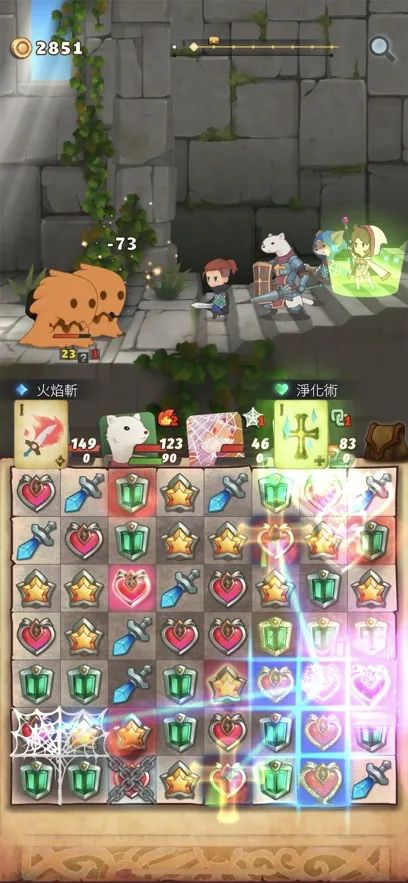 苹果iOS游戏分享【英雄徽章2 Hero Emblems II】消除、战斗、冒险的全新进化！