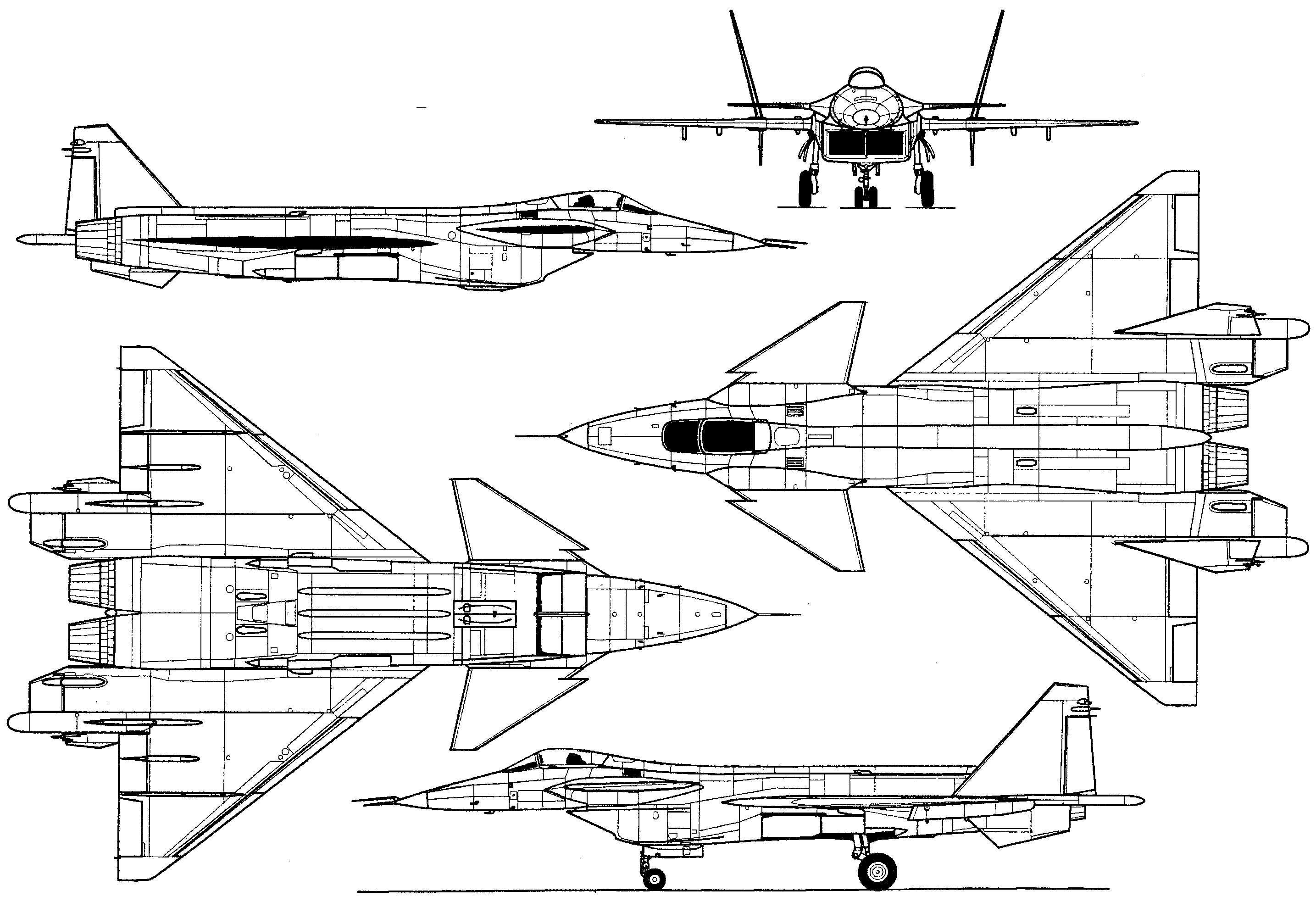 苏联科技的巅峰，被人遗忘的五代战机：米格MFI重型战斗机_腾讯新闻