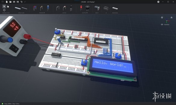 硬核模拟游戏《CRUMB电路模拟器》PC版Steam发售