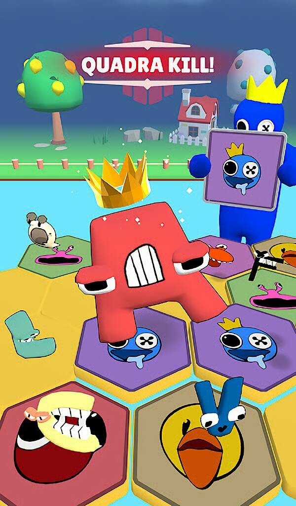 Great Hyper Games竞赛乱斗游戏《Alphabet Fall.io》再掀字母传说混战