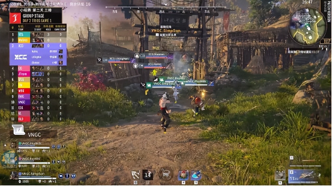 高调宣称要夺冠的XCG开场受挫！被VNGC劝架全歼，越南战神手感火热