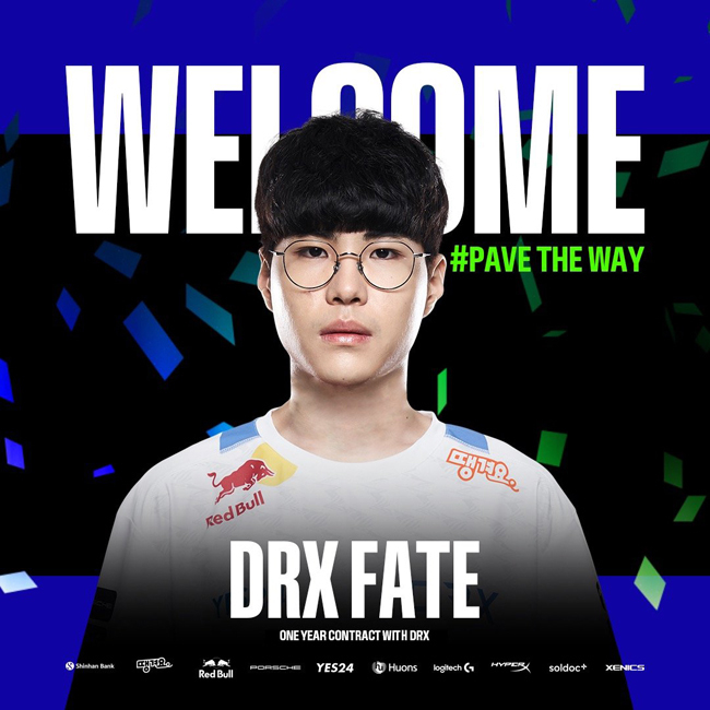 S12冠军DRX官宣新阵容，BeryL续约前DK下路AD加盟