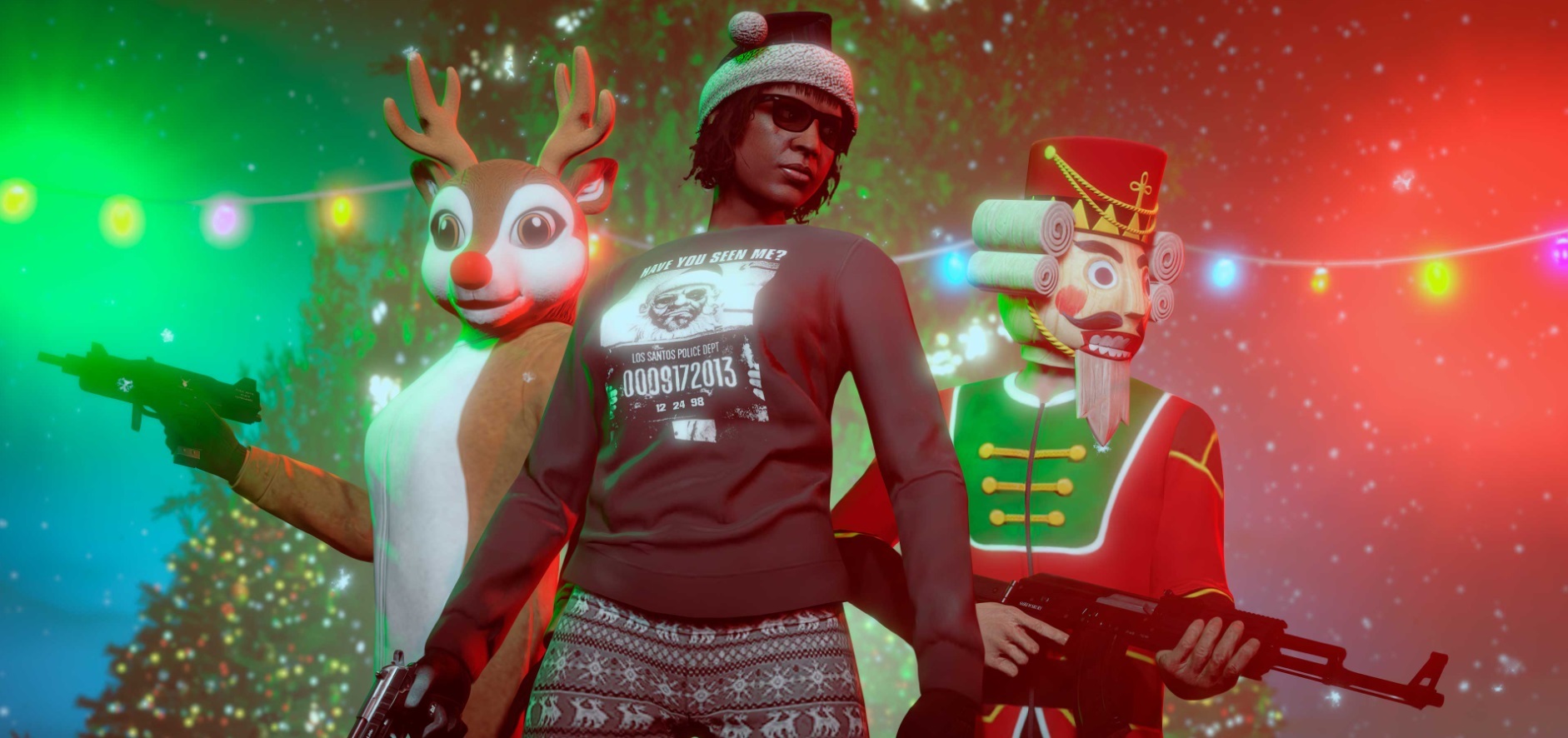 《GTA OL》新DLC《洛圣都毒品战》12月13日正式推出，GTA＋会员活动期推出全新专属节日服装