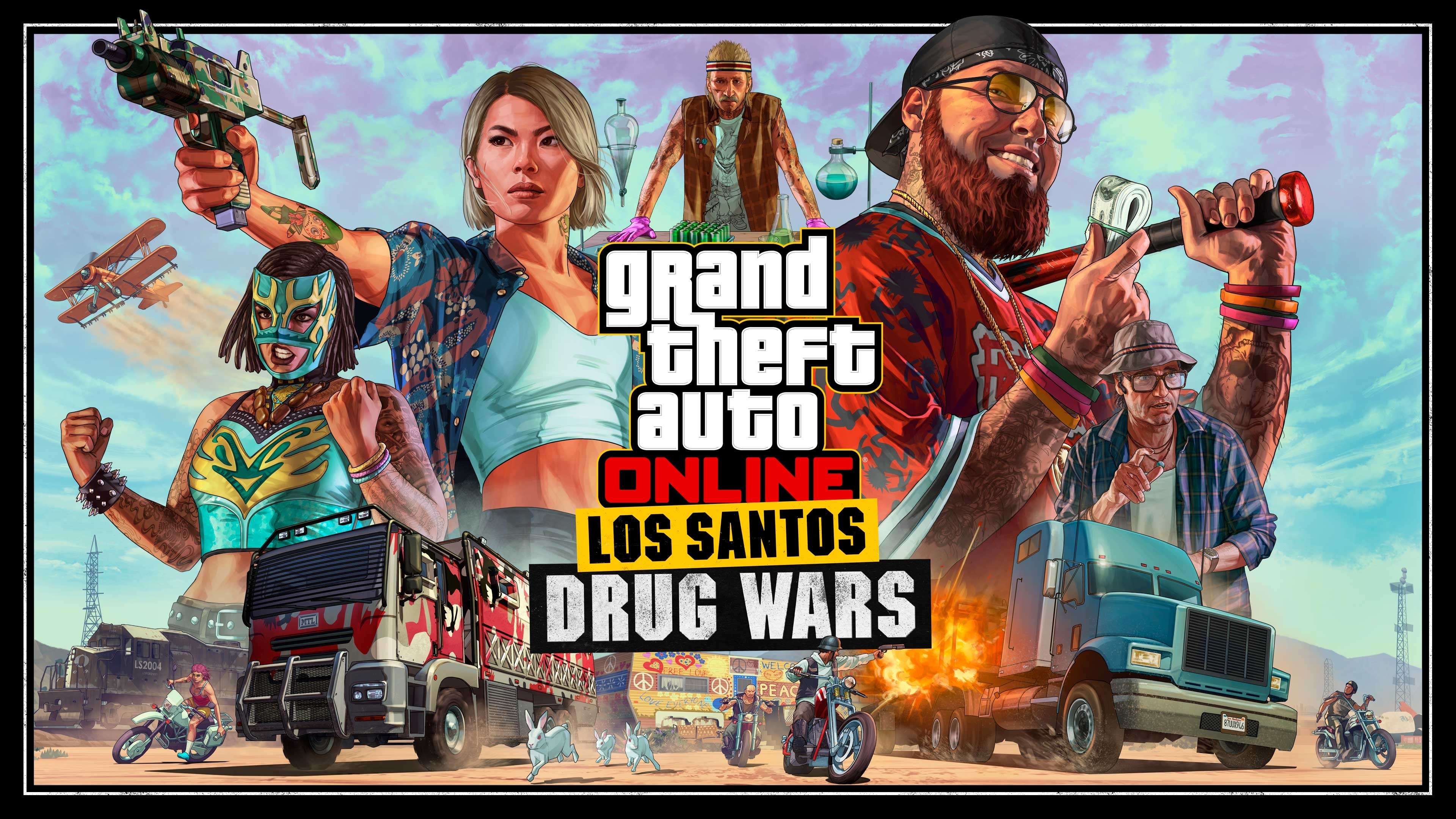 《GTA OL》新DLC《洛圣都毒品战》12月13日正式推出，GTA＋会员活动期推出全新专属节日服装