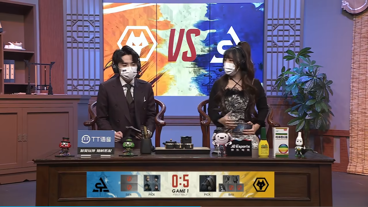 第五人格2022IVL秋季赛常规赛W10D2第三场 Wolves vs ACT 第一局 Wolves战队率先获得比分优势