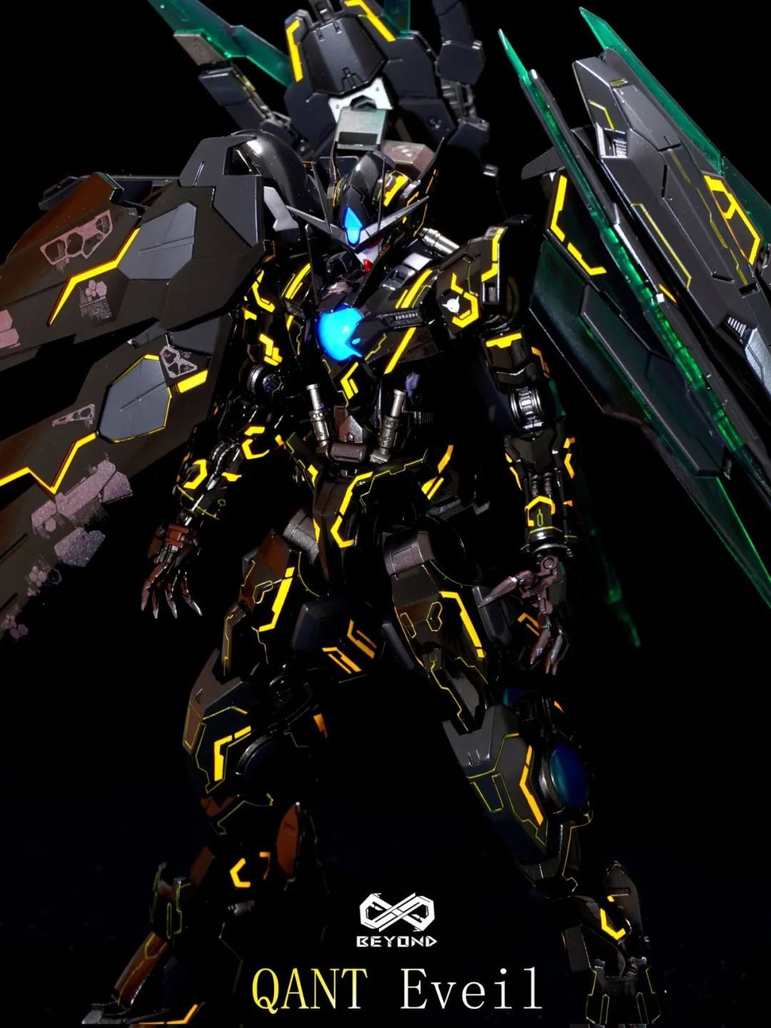 黑底荧光涂装，暗黑版OOQ改造