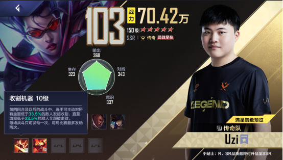 教你一招：Uzi数值曝光！来看看满养成的Uzi有多恐怖！