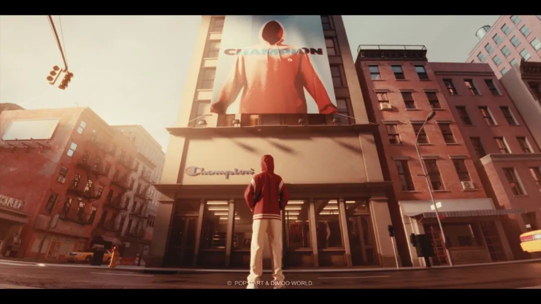 这次 DIMOO 穿上 Champion 卫衣，成为玩家热议的“冠军男孩”