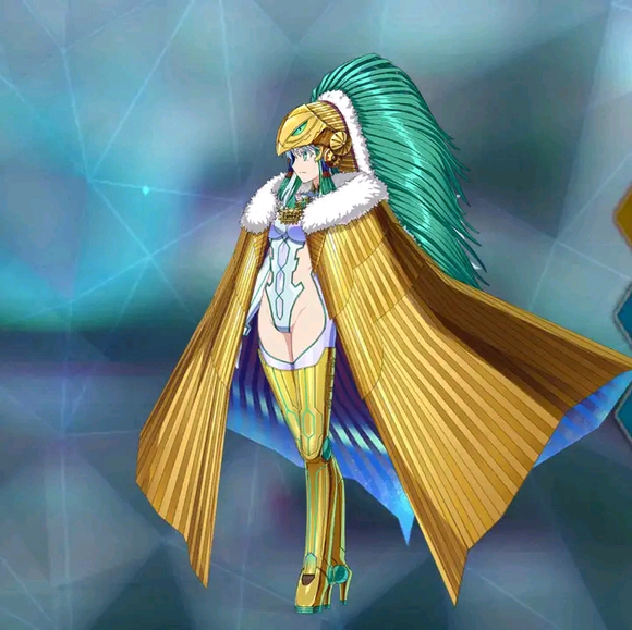 fgo库库坎尔羽蛇神大姐姐立绘及过场图 强度和美感兼具的TOP从者