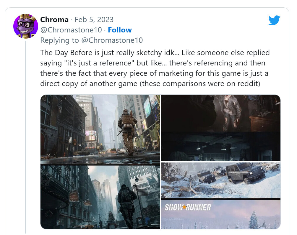 《The Day Before》新宣传片再爆争议，开头分镜与《使命召唤》的僵尸模式如出一辙