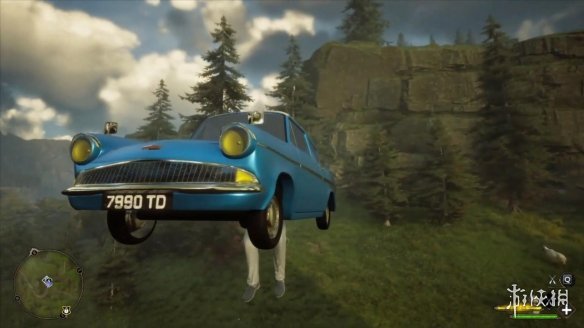 《霍格沃茨之遗》MOD将飞行扫帚换成哈利波特中的飞车