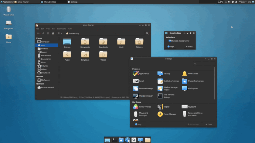 Xfce 4.20 桌面环境发布：实验性支持 Wayland、改进Thunar等_腾讯新闻
