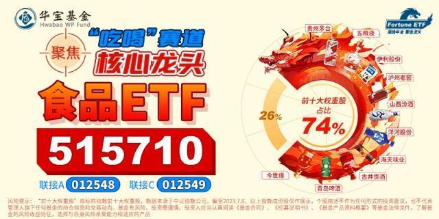吃喝板块全线走低，白酒股领跌！食品ETF（515710）跌近2%持续溢价，估值已至历史低位_腾讯新闻