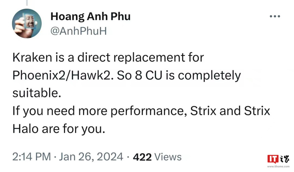 AMD 新一代 Kraken Point APU 曝光，4 核 Zen5 + 4 核 Zen5c_腾讯新闻