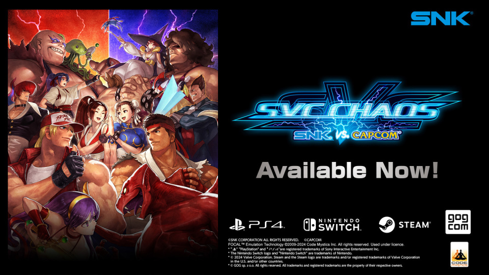 格斗游戏《SNK VS. CAPCOM SVC CHAOS》发售，国区 76 元_腾讯新闻