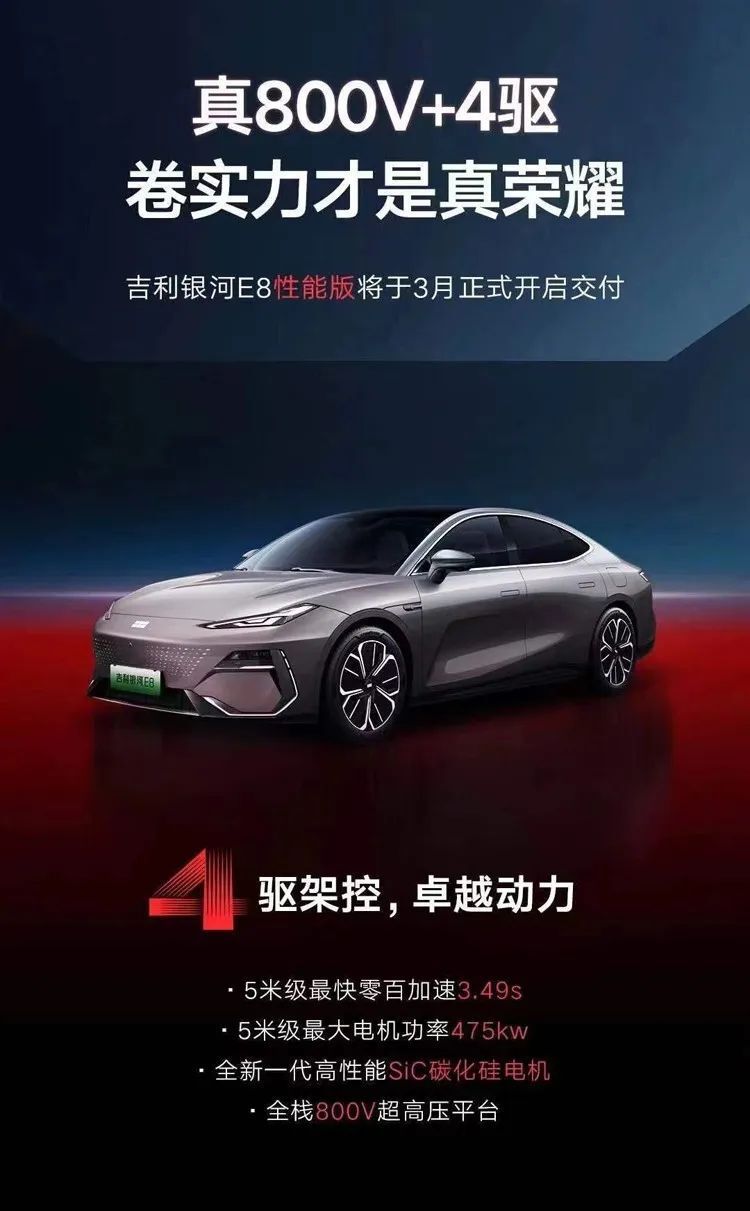 银河E8性能版即将交付，售价22.88万，3.49s“破百”_腾讯新闻