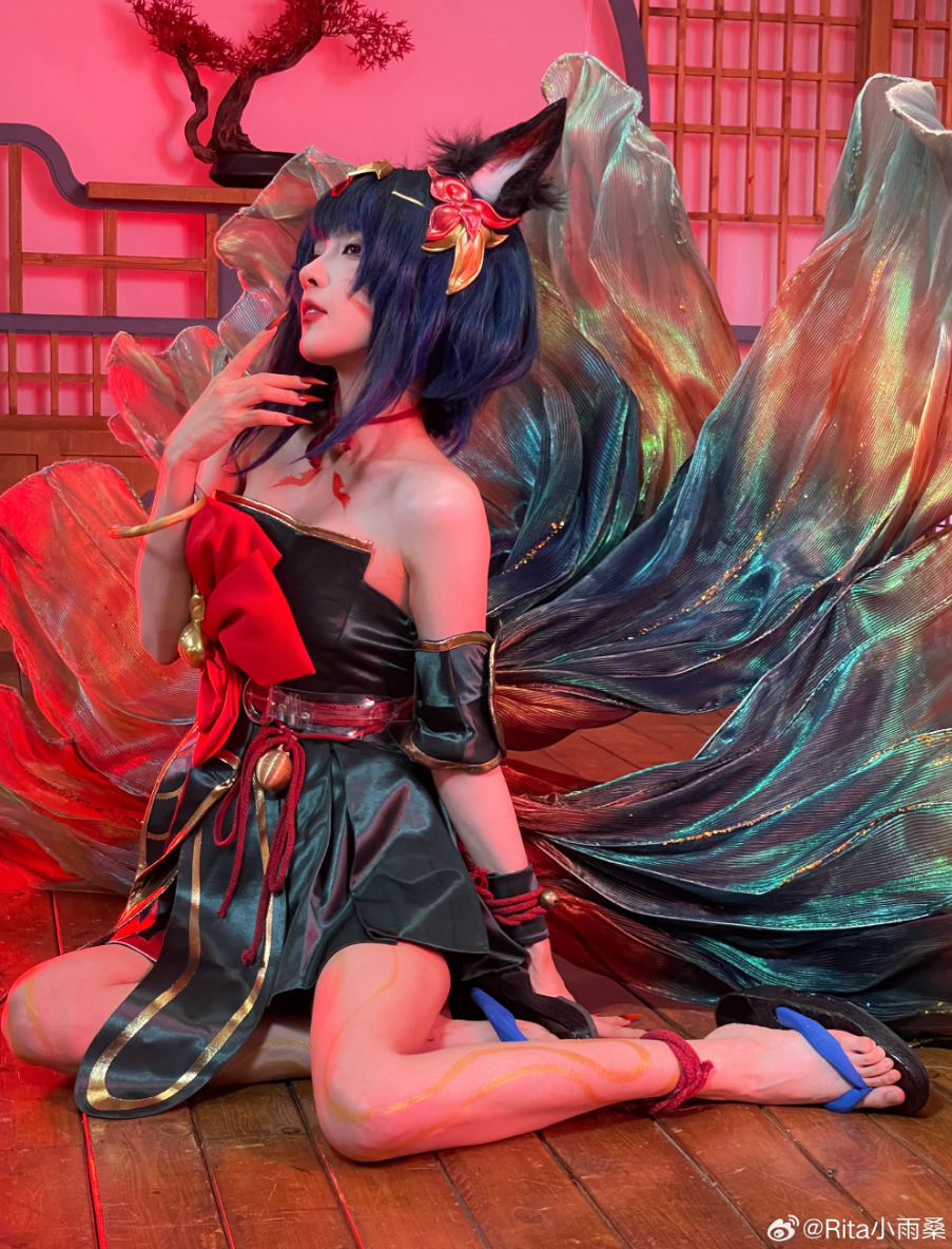 【LPL老婆】Rita cos狐狸金鱼枫姬新皮肤，还原度100分_腾讯新闻