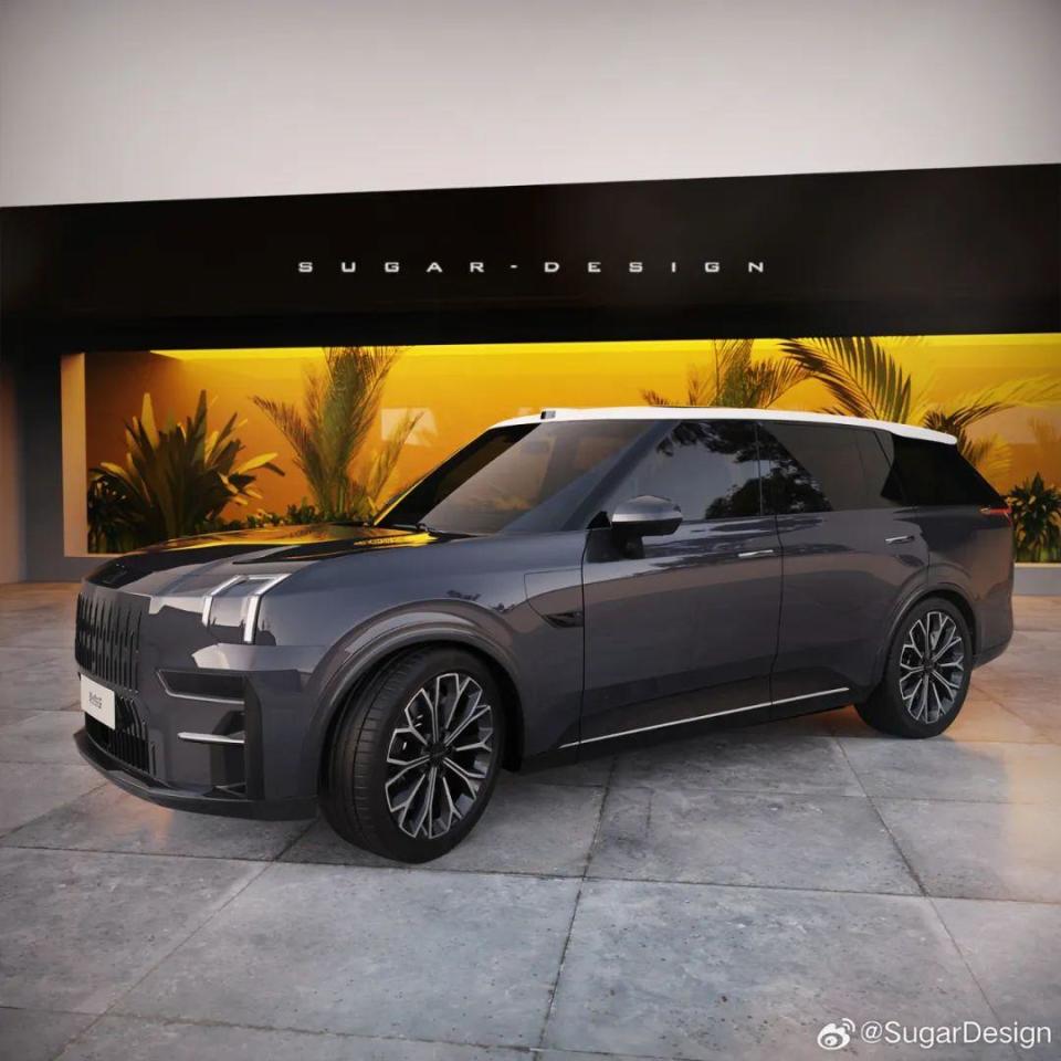 杭州“库里南”真的来了！极氪大型旗舰SUV EX1E谍照曝光，配天地门_腾讯新闻