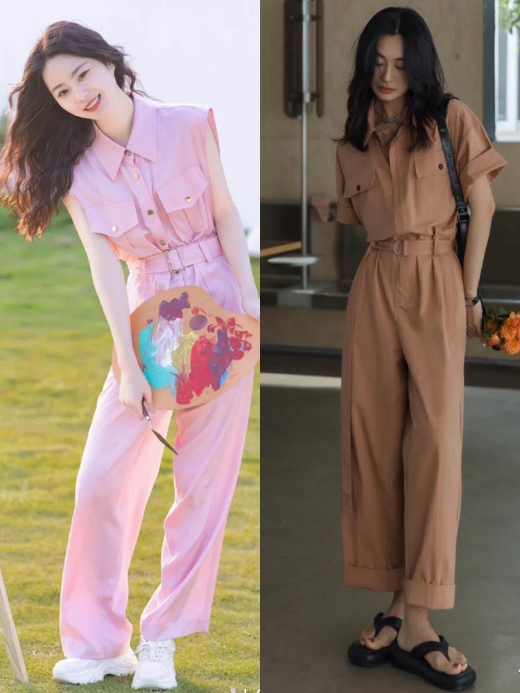 夏季，不要总穿连衣裙了！换成这三种“连体裤”试试，时髦又气质_腾讯新闻