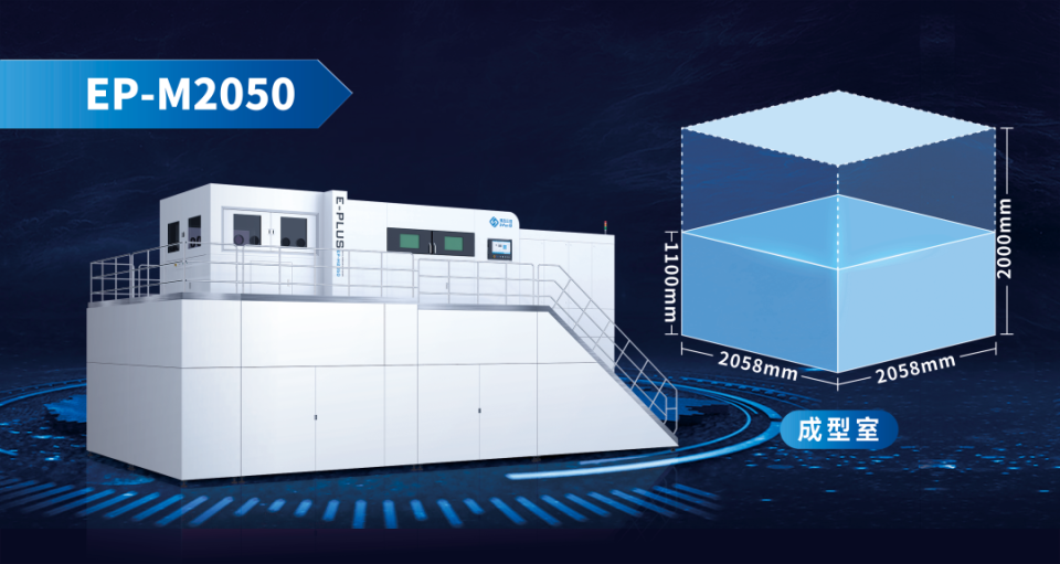 2米大成型尺寸8矩阵64激光金属3D打印机来了，易加三维EP-M2050重磅发布_腾讯新闻