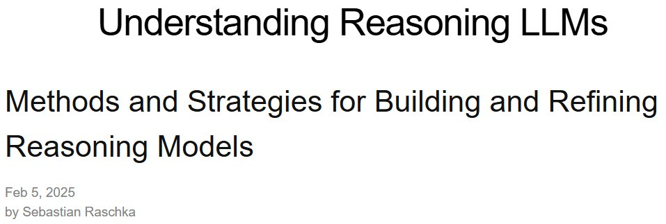 Sebastian Raschka：关于DeepSeek R1和推理模型，我有几点看法_腾讯新闻