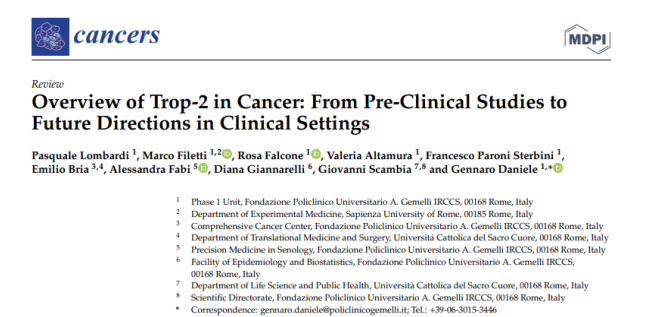 Cancers | 解锁 Trop-2 的潜力：Trop-2 在癌症中的作用及抗 Trop-2 治疗策略的研究进展_腾讯新闻