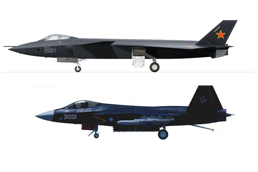 港媒：公开视频显示，中国最新隐形战斗机“J-31B”已准备好服役_腾讯新闻