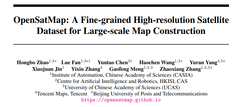 为自动驾驶提供高分辨率卫星图像数据，科学家推出实例级标注数据集OpenSatMap_腾讯新闻