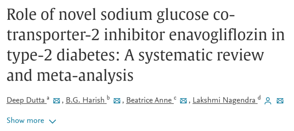 SGLT2i家族迎来“新成员”！Enavogliflozin安全性和有效性数据出炉_腾讯新闻