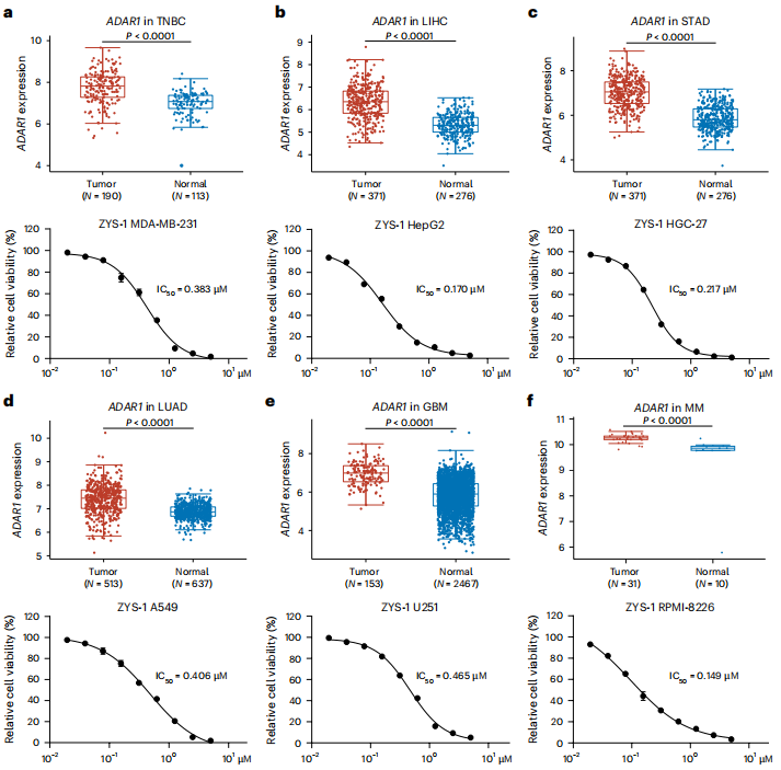 《自然·癌症》：中国药大/南医团队发现，ADAR1是广谱抗癌靶点，还可协同免疫治疗！_腾讯新闻