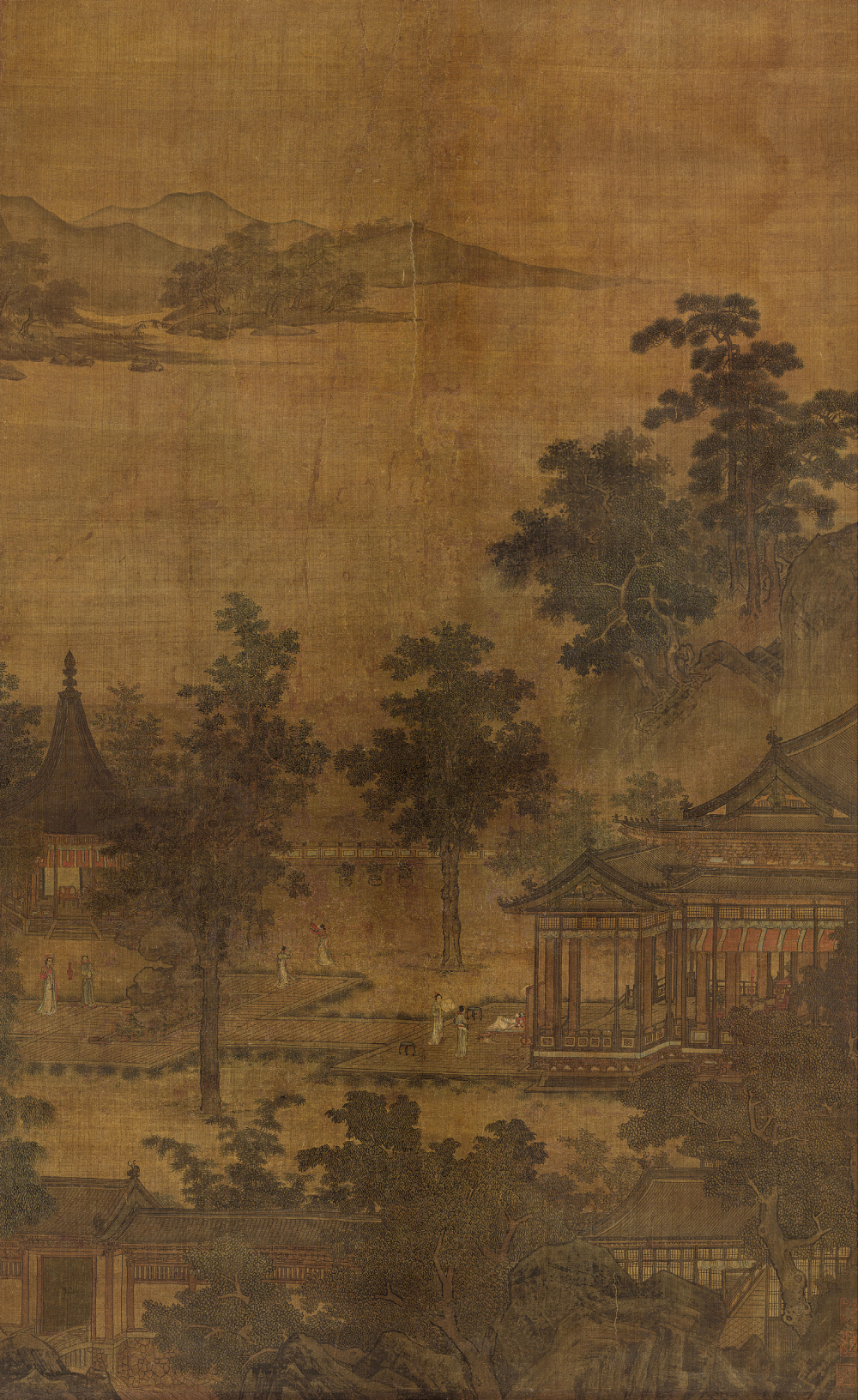 保利二十周年秋季庆典丨彭慧萍：《银烛秋光图》轴——新发现的南宋宫廷建筑画暨画史意义（三）_腾讯新闻