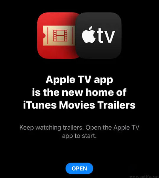 苹果iTunes Movie Trailers将全面融入Apple TV_腾讯新闻