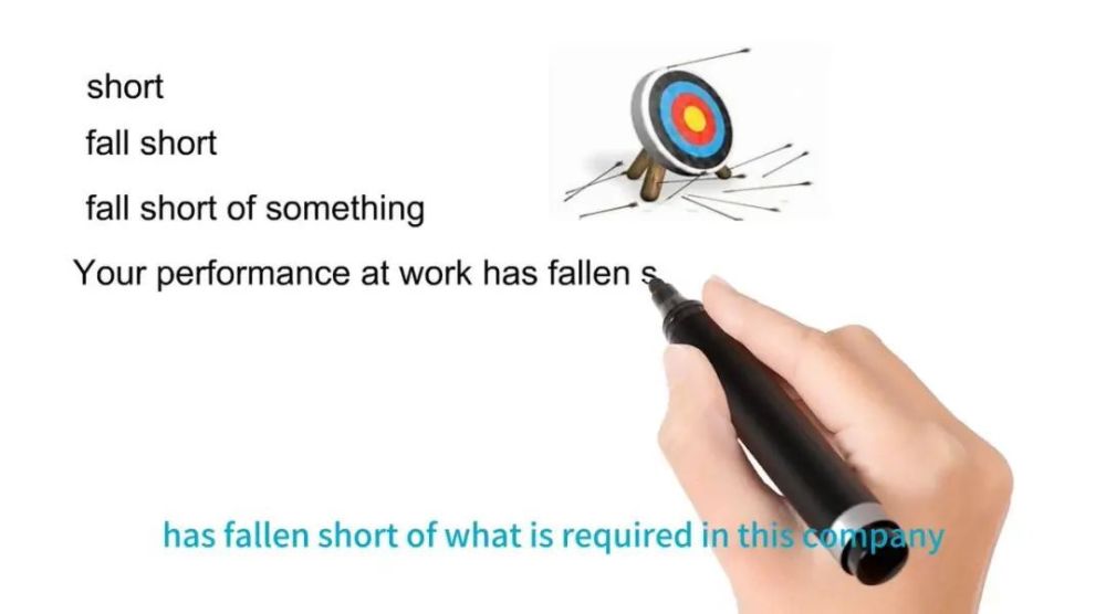 Jason：英语思维解密，为什么fall short of 表示未达标准，轻松学英语_腾讯新闻