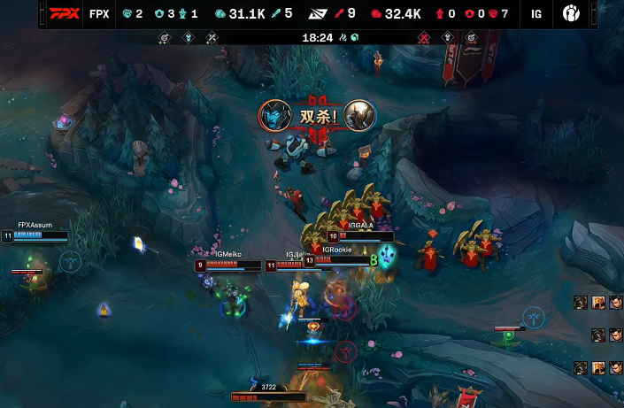 天神下凡一锤四！Theshy剑魔决胜局梦回S8！极限操作帮助IG3:2战胜FPX！_腾讯新闻