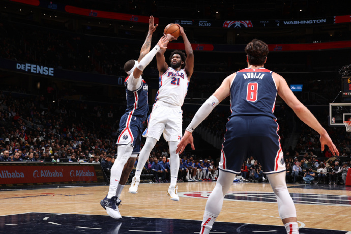 NBA／76人勝巫師！Joel Embiid50+12 Jordan Poole23分 Tyrese Maxey26分 – 每天好日子
