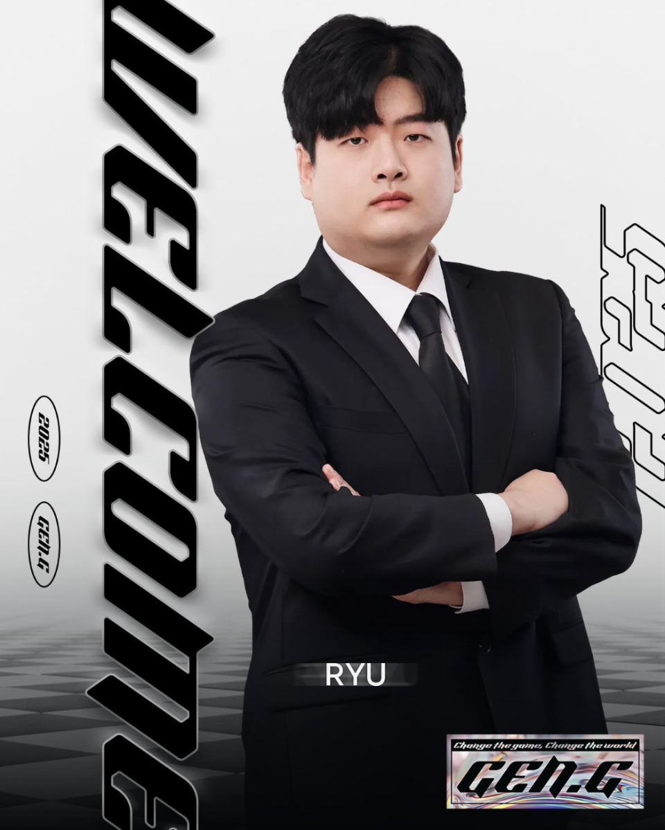 传奇选手Ryu，加入GEN当监督，以教练身份“复仇”Faker_腾讯新闻