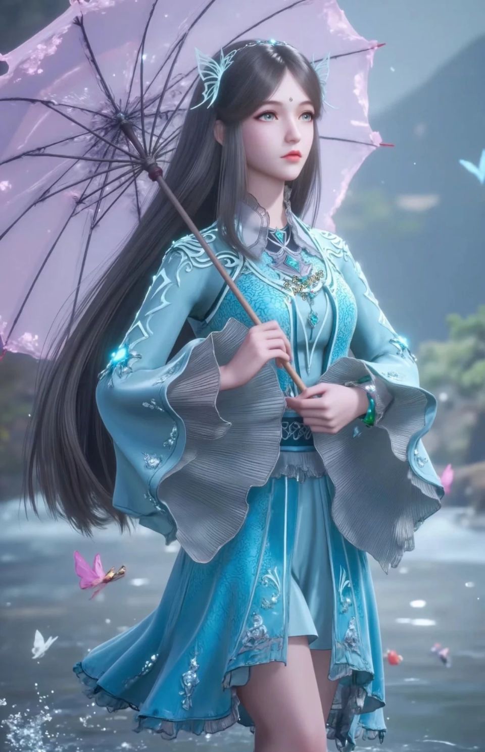 斗罗大陆联动确定，宁荣荣×西施，甄姬斗鱼元素皮肤绝美，少司缘笑了_腾讯新闻