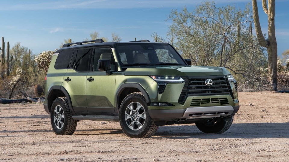 搭载全新3.4T发动机，全新雷克萨斯GX550实车图发布_腾讯新闻