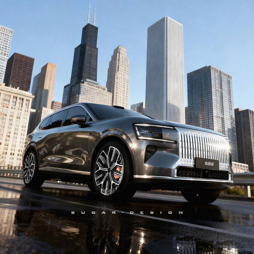 极氪8X谍照与渲染图曝光！「杭州湾卡宴」能否撼动40万级SUV市场？_腾讯新闻