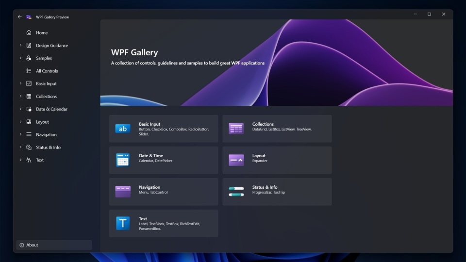 微软推出 WPF Gallery Preview 版本，带来全新Fluent Design设计_腾讯新闻