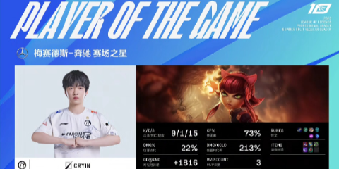 Uzi复出首秀获MVP，真情流露泪洒舞台_腾讯新闻