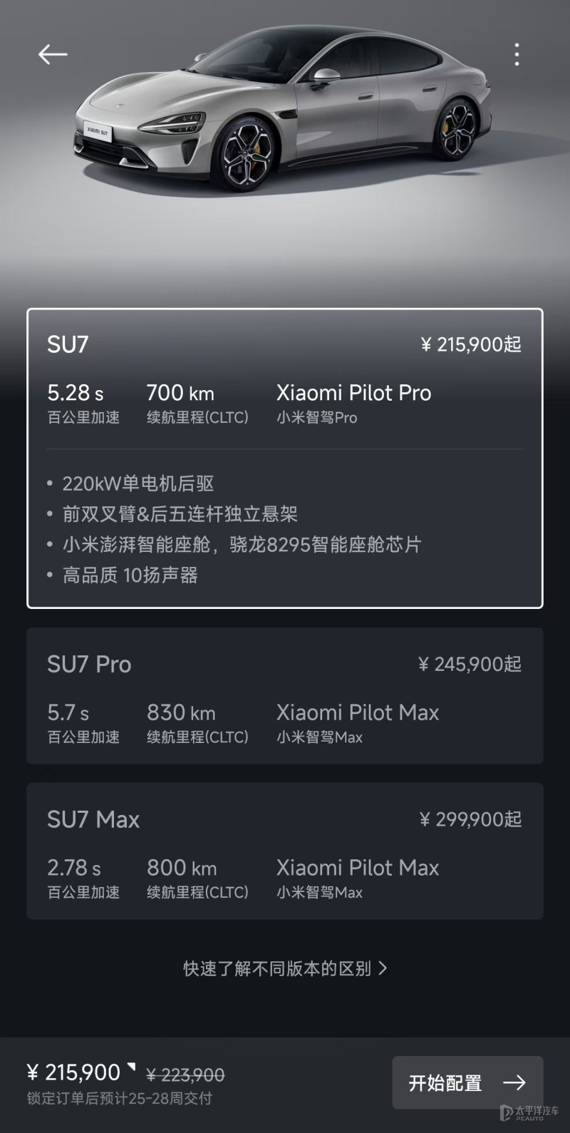 小米SU7第10万台整车正式下线 用时230天 年底交付12万辆_腾讯新闻