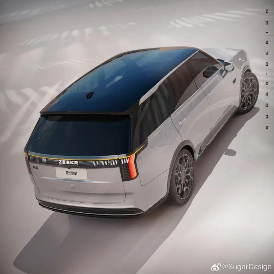 杭州“库里南”真的来了！极氪大型旗舰SUV EX1E谍照曝光，配天地门_腾讯新闻